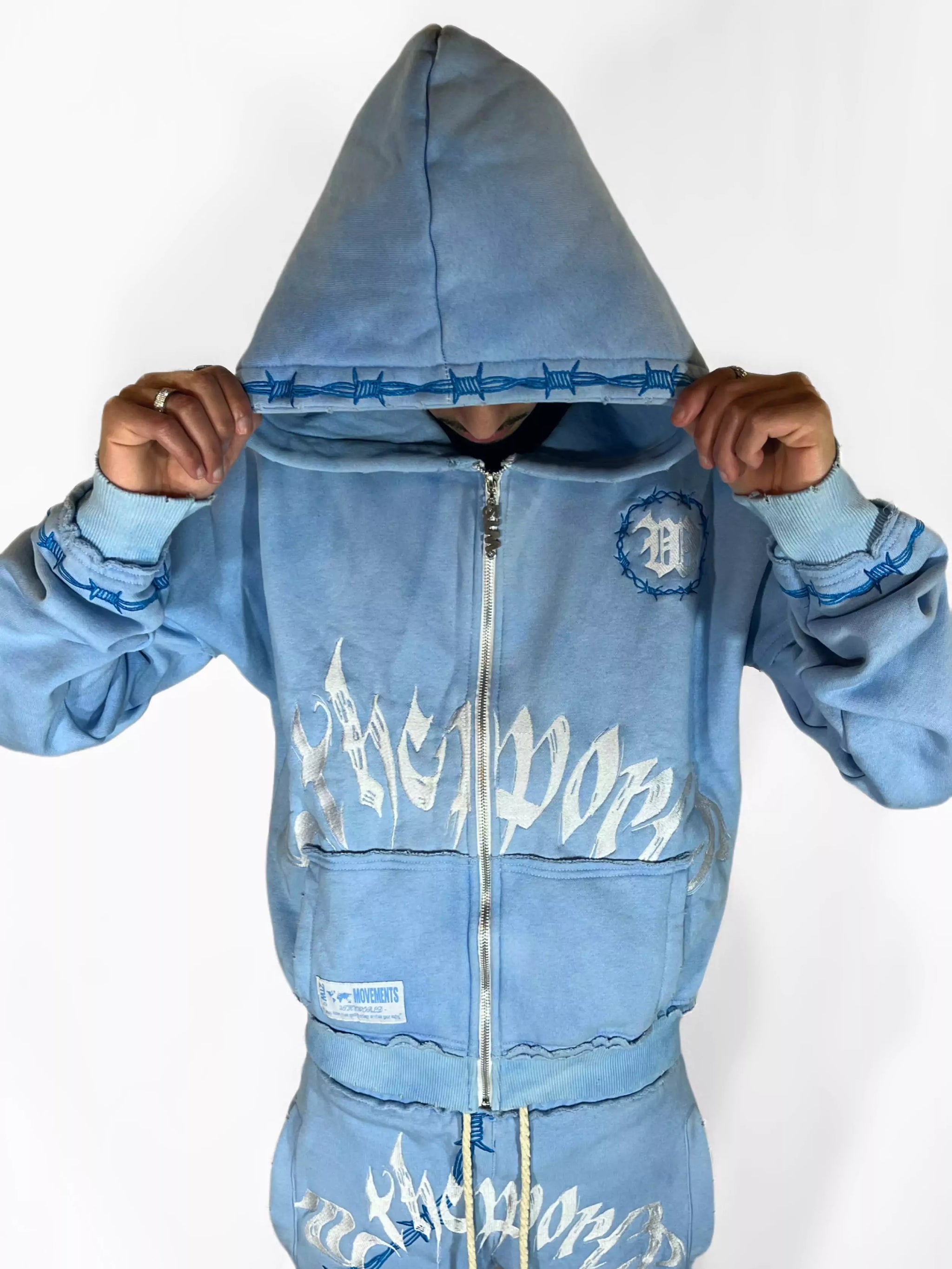 UNC BLUE Jacket – 50% Off + Free Shipping | 640 GSM Italian Cotton